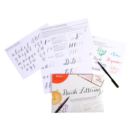 Brause Brush Lettering Practice Cards – Pen Pusher | The creative pen ...